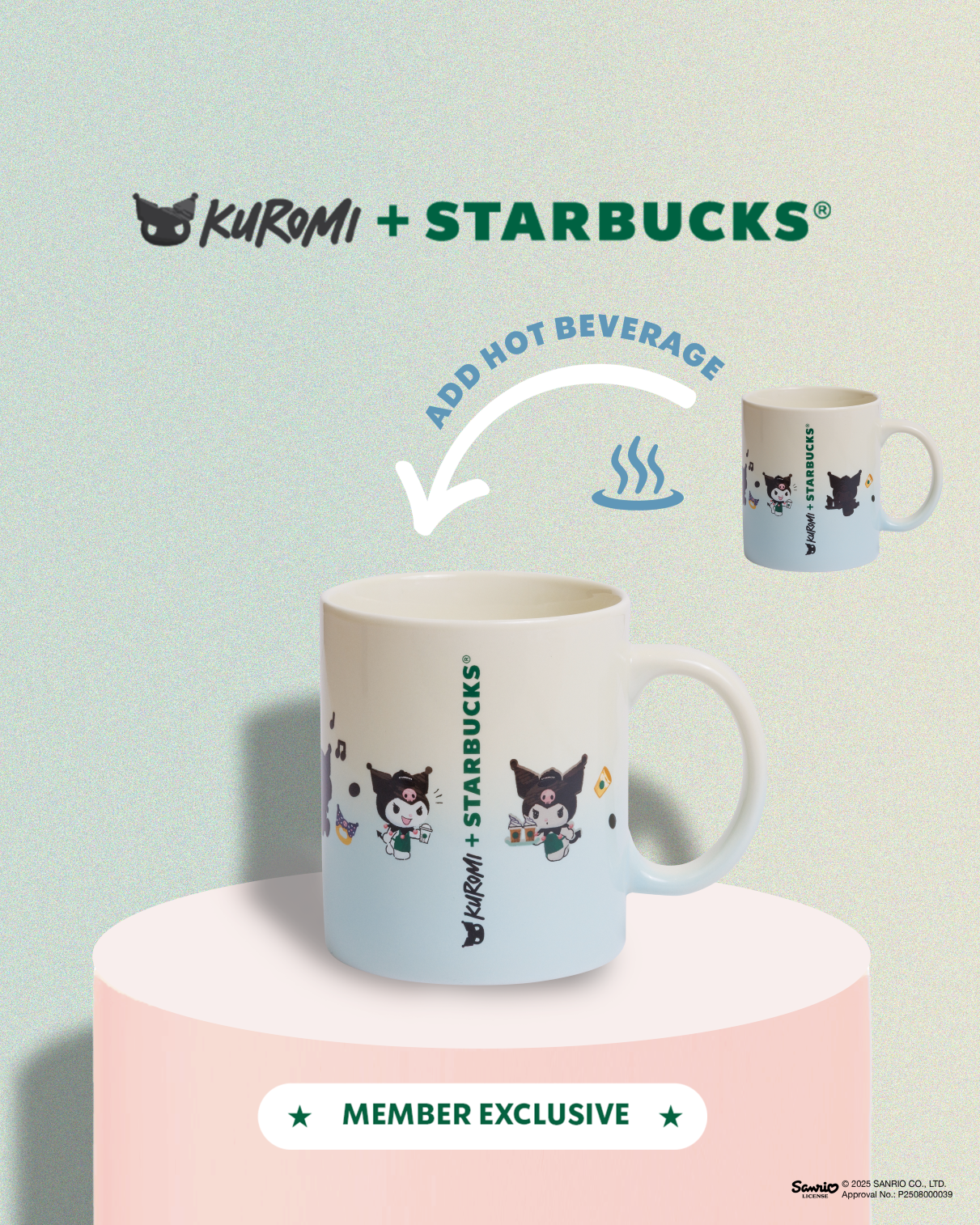 KUROMI x 星巴克｜Starbucks 6款全新限定商品登場 KUROMI 超萌店員毛公仔鎖匙/手沖壺套裝 | am730 | am730